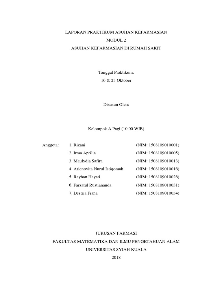 Laporan Modul 2 A1 | PDF