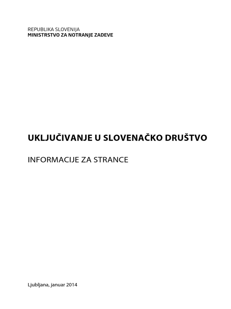 Stranci U SL PDF | PDF