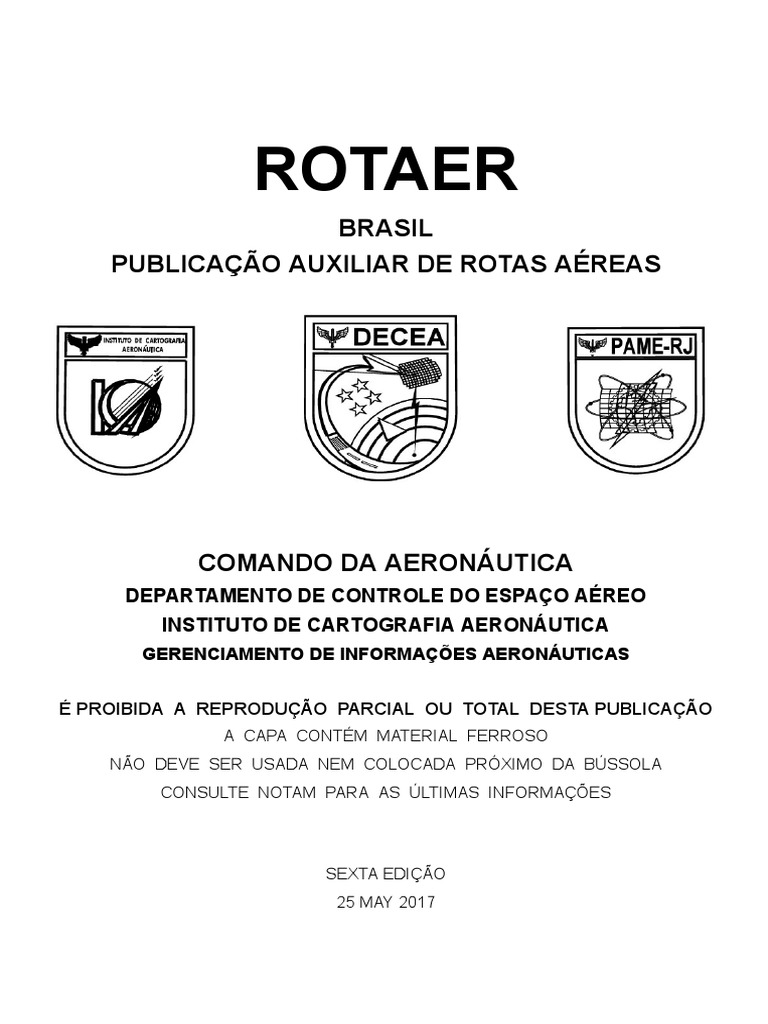 ROTAER Completo | Pista | Regras de Voo por Instrumentos