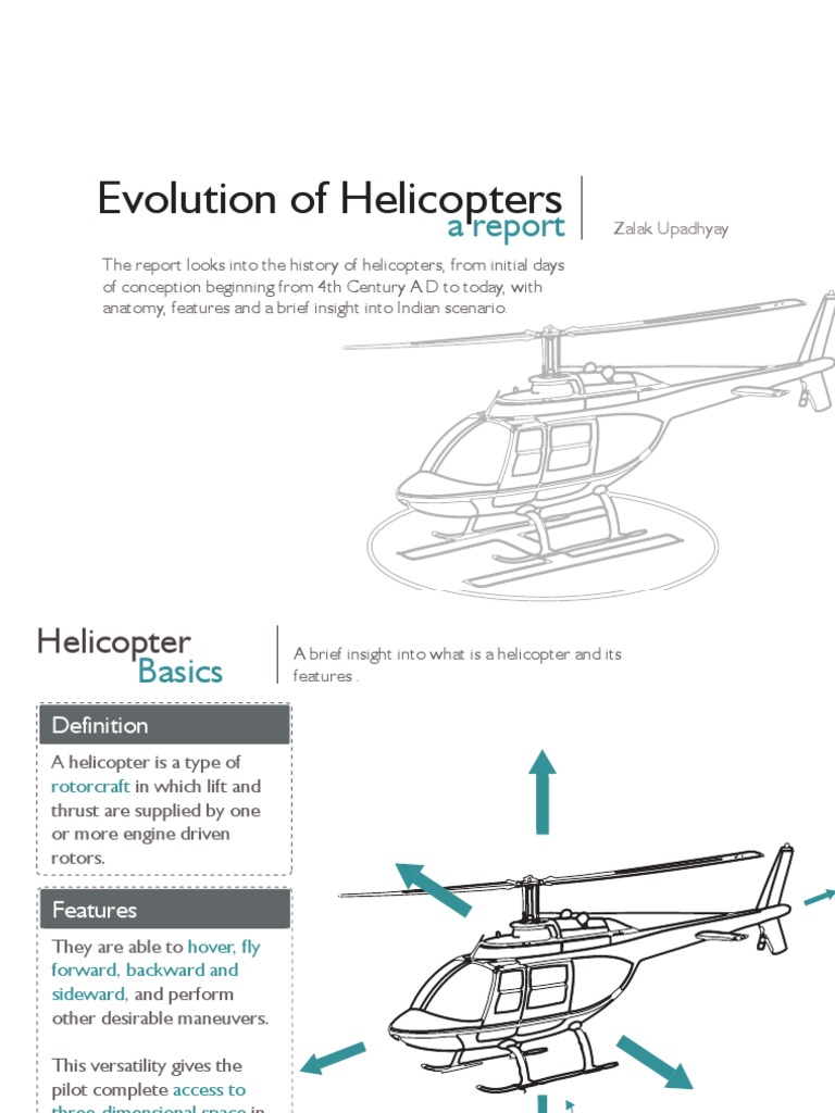 Helicopter Evolution and Anatomy Report | PDF | Helicopter | Helicopter ...