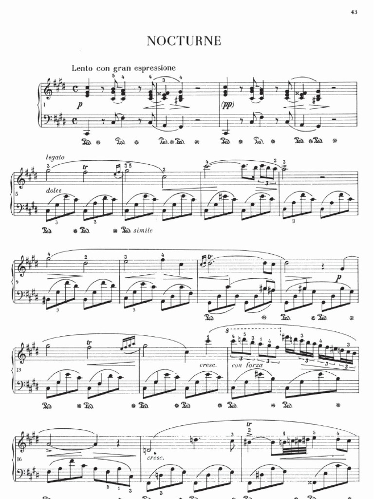 Chopin - Nocturne 20 in C-Sharp Minor, Op. Posth.