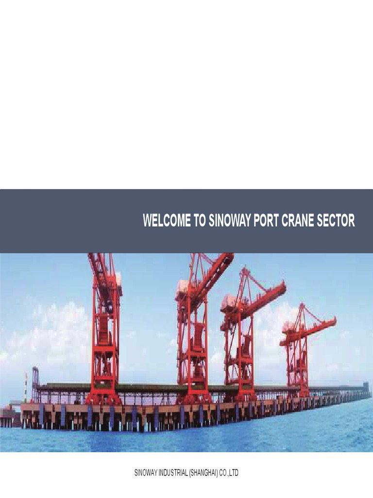 Port Crane Sector (2017) | PDF | Crane (Machine) | Containerization