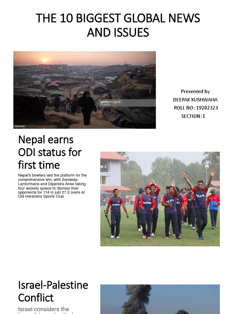 Top 10 Global Issues | PDF