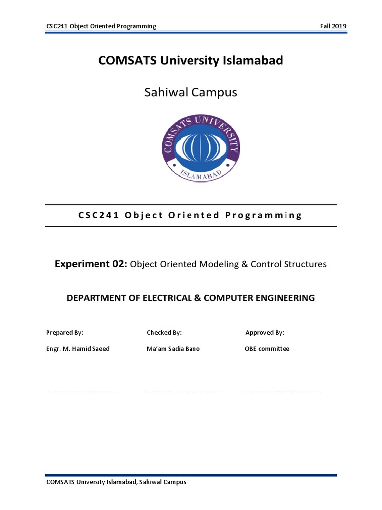 Lab 2 Pdf Parameter Computer Programming Control Flow 8153