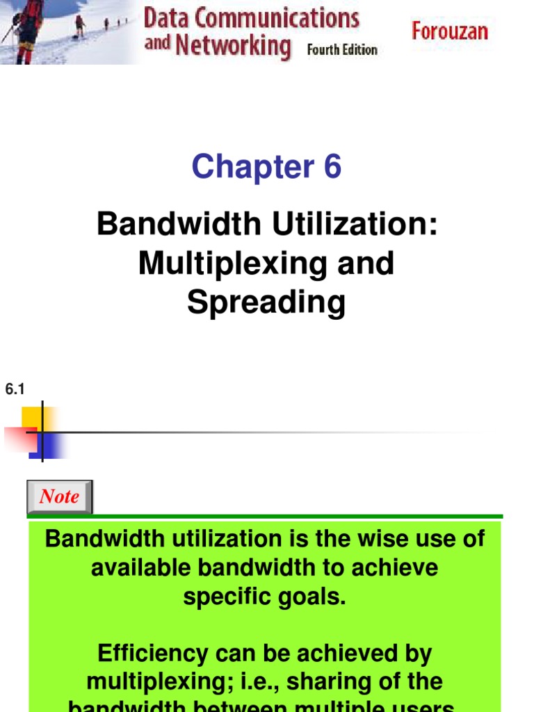 6 Multiplexing Pdf Multiplexing Telecommunications
