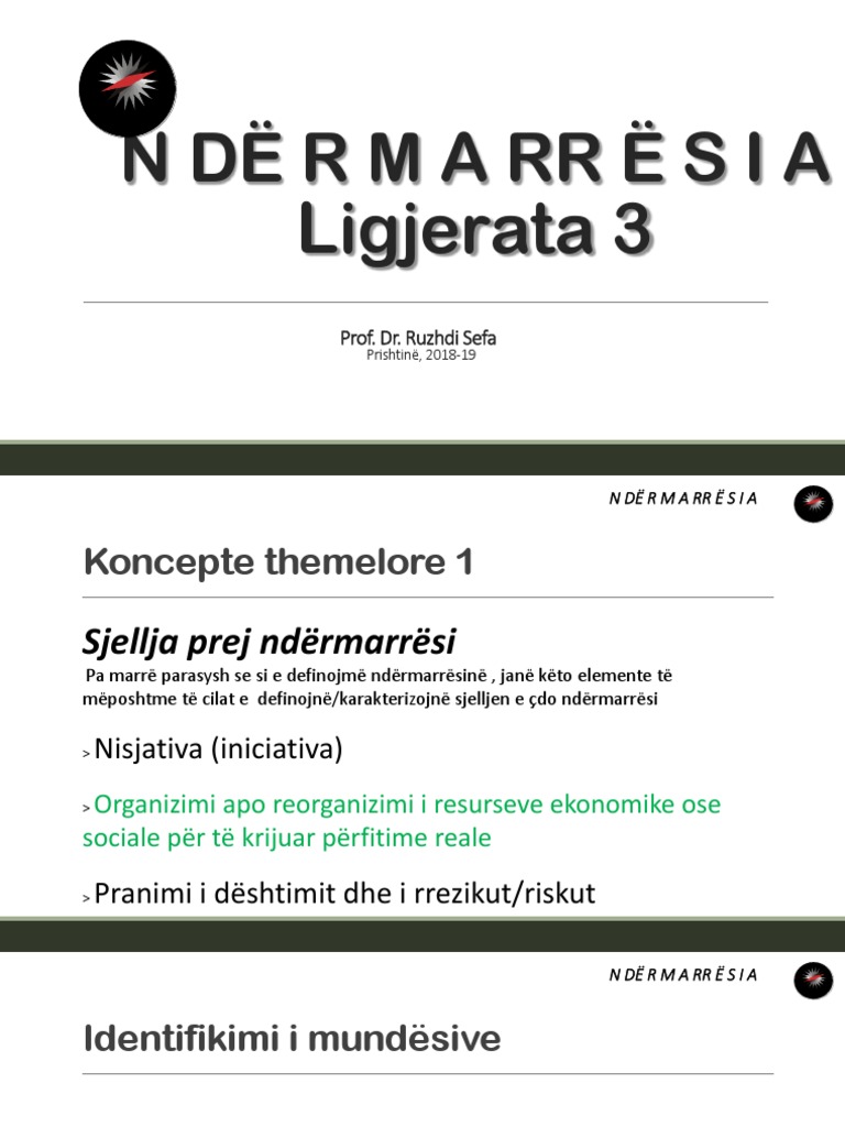 Ligjerata 3 | PDF