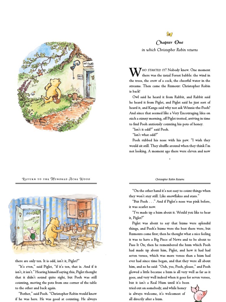 Winnie The Pooh | PDF | Winnie The Pooh | Fictional Carnivorans