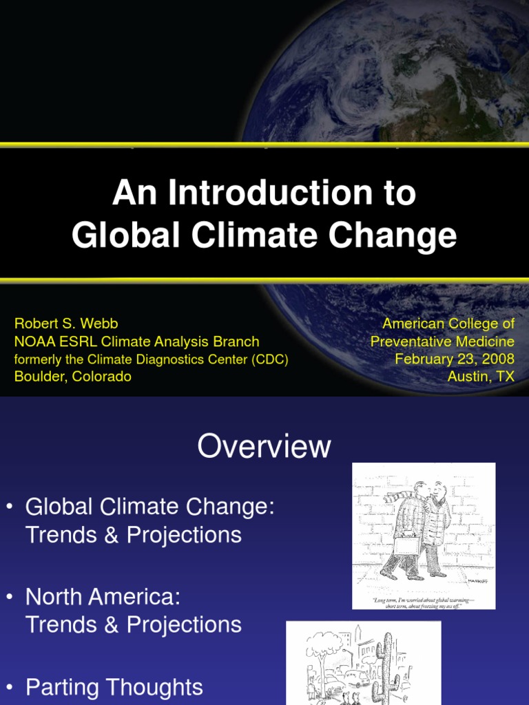 An Introduction To Global Climate Change | PDF | Global Warming ...