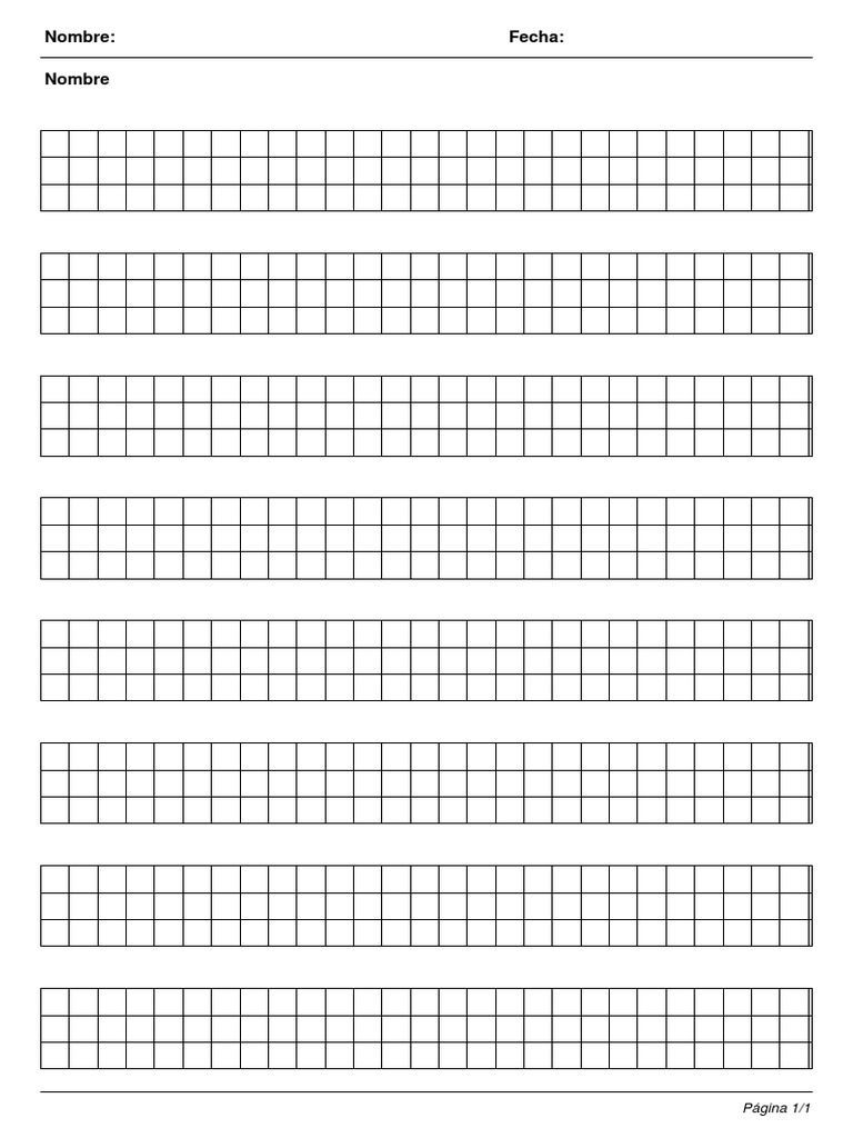 Plantilla para Escribir PDF | PDF