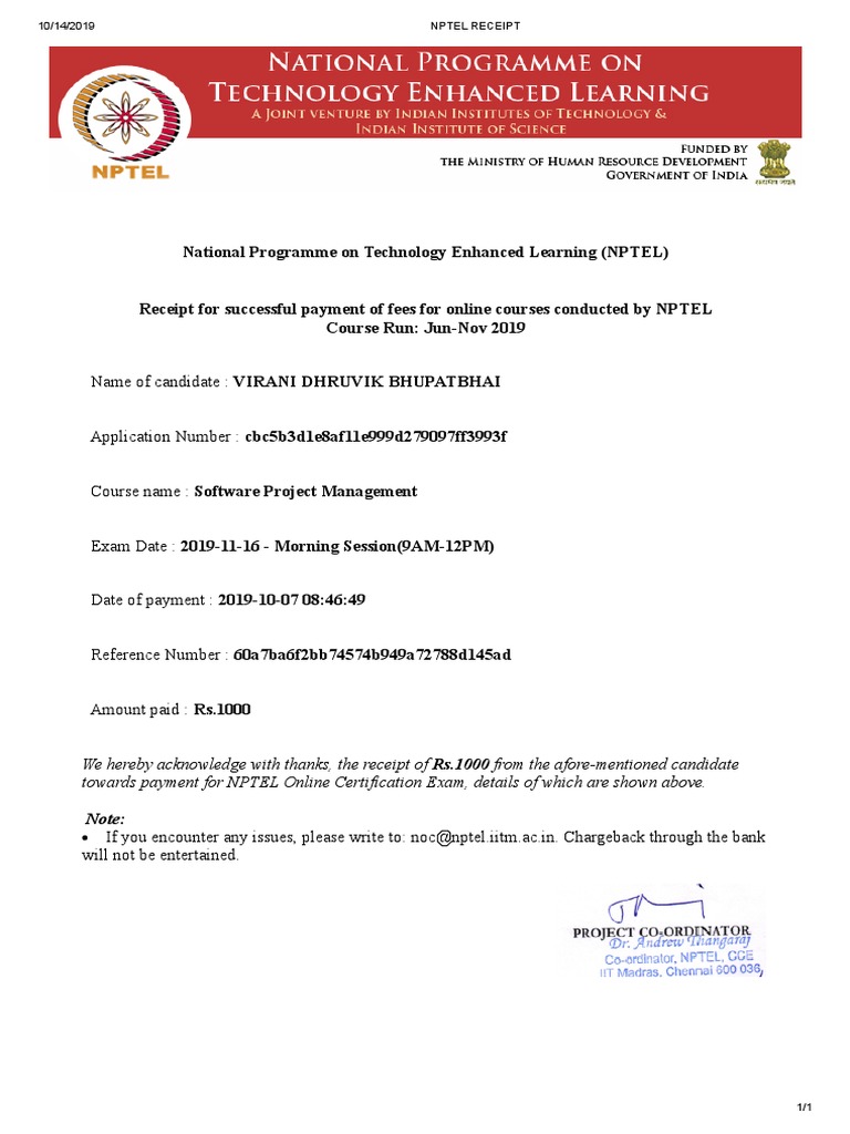 National Programme On Technology Enhanced Learning (NPTEL) | PDF