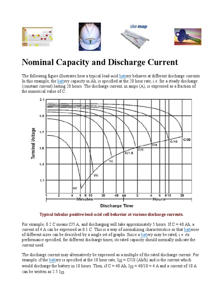 Battery Discharge Current Calc | PDF | Electric Current | Electrical ...