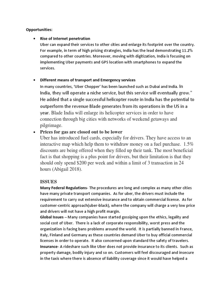 Uber Notes For Marketing Report | Download Free PDF | Insurance | Taxicab