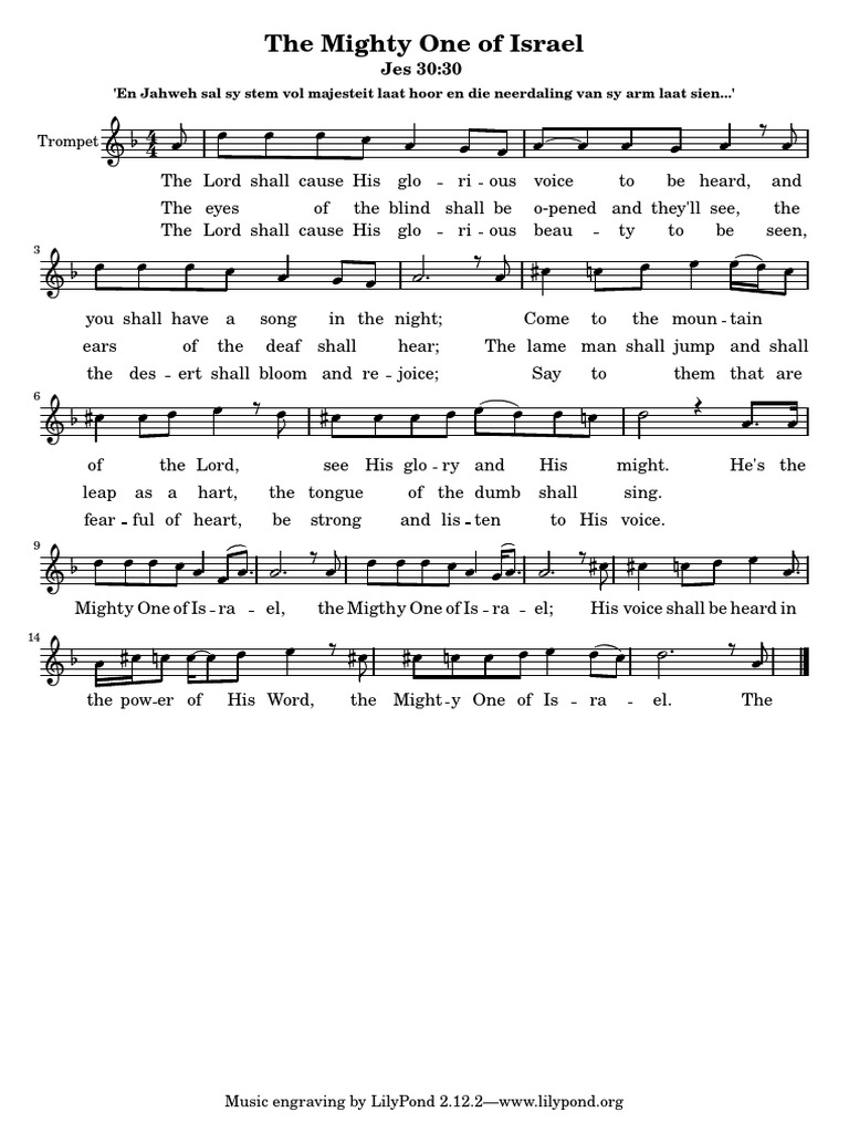 The Mighty One of Israel | PDF