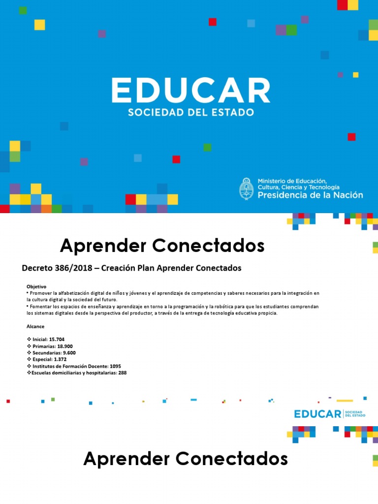 Aprender Conectados | PDF | Educación Secundaria | Modificación de ...