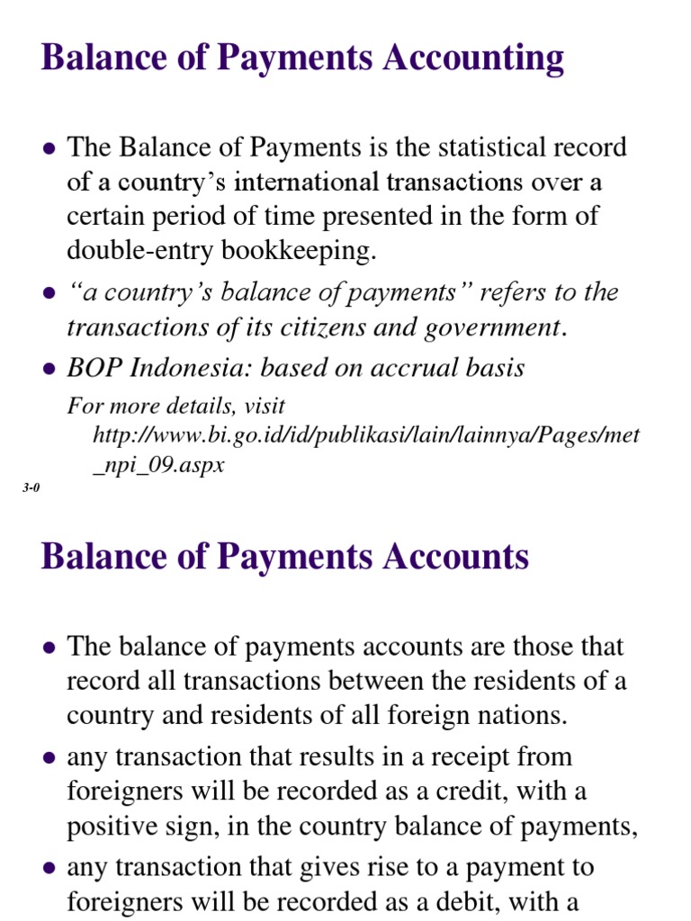 Balance of Payments Accounting | PDF | Current Account | Debits And Credits