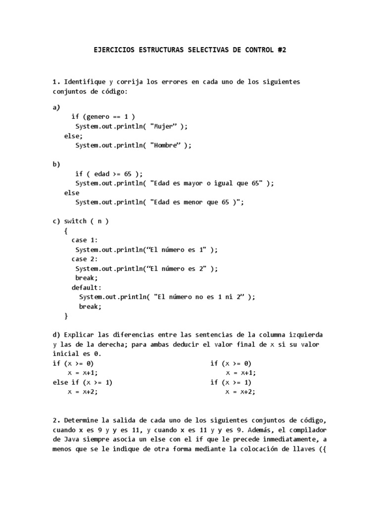 Ejercicios de Estructuras Selectivas en C++ | PDF | Pulgada | Pie (unidad)