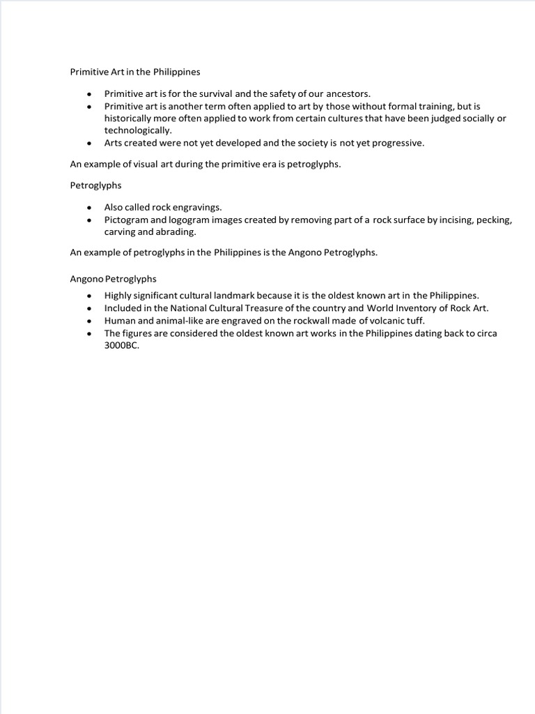 Dokumen - Tips Primitive Art in The Philippines | PDF | Art Media