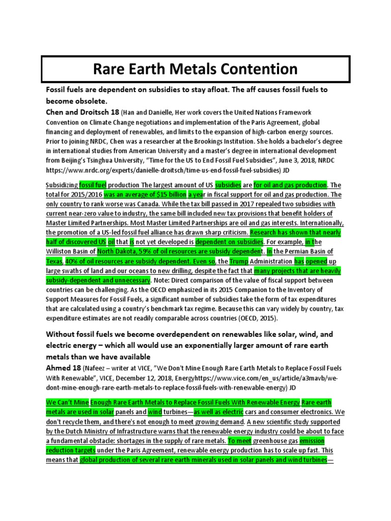 Rare Earth Metals Contention | PDF | Oxycodone | Opioid