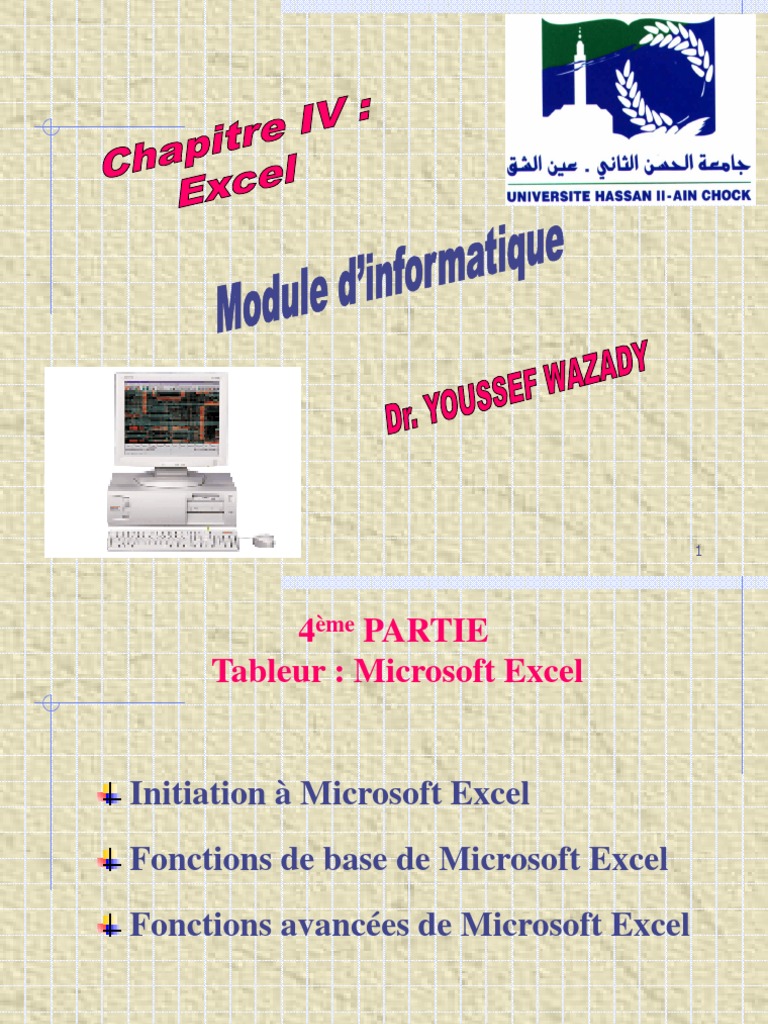 Chapitre 3 - Excel | Télécharger gratuitement PDF | Microsoft Excel | Feuille de calcul