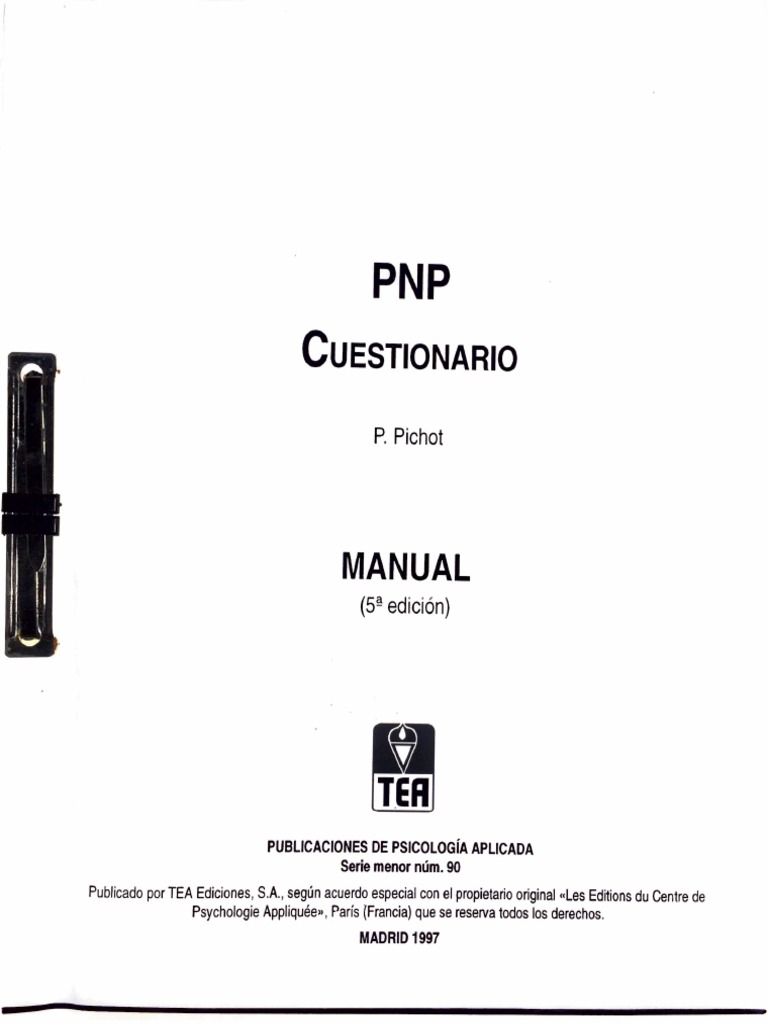 Cuestionario PNP y Protocolo | PDF