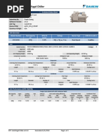 Trane Chiller Data Sheet CVHG | PDF | Building Engineering | Physical ...