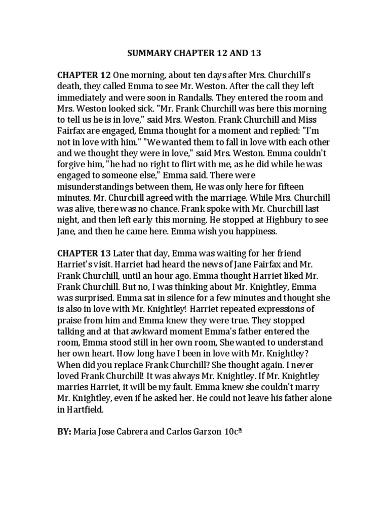 Summary Chapter 12 And 13 Pdf