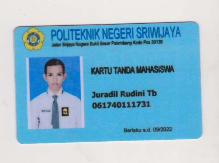 Contoh Kartu Tanda Mahasiswa | PDF