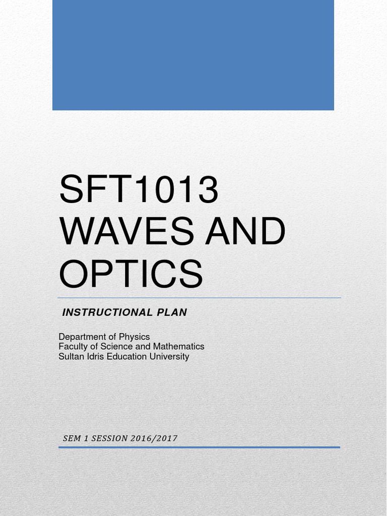 Sem4 RI Waves N Optics | PDF | Diffraction | Atomic