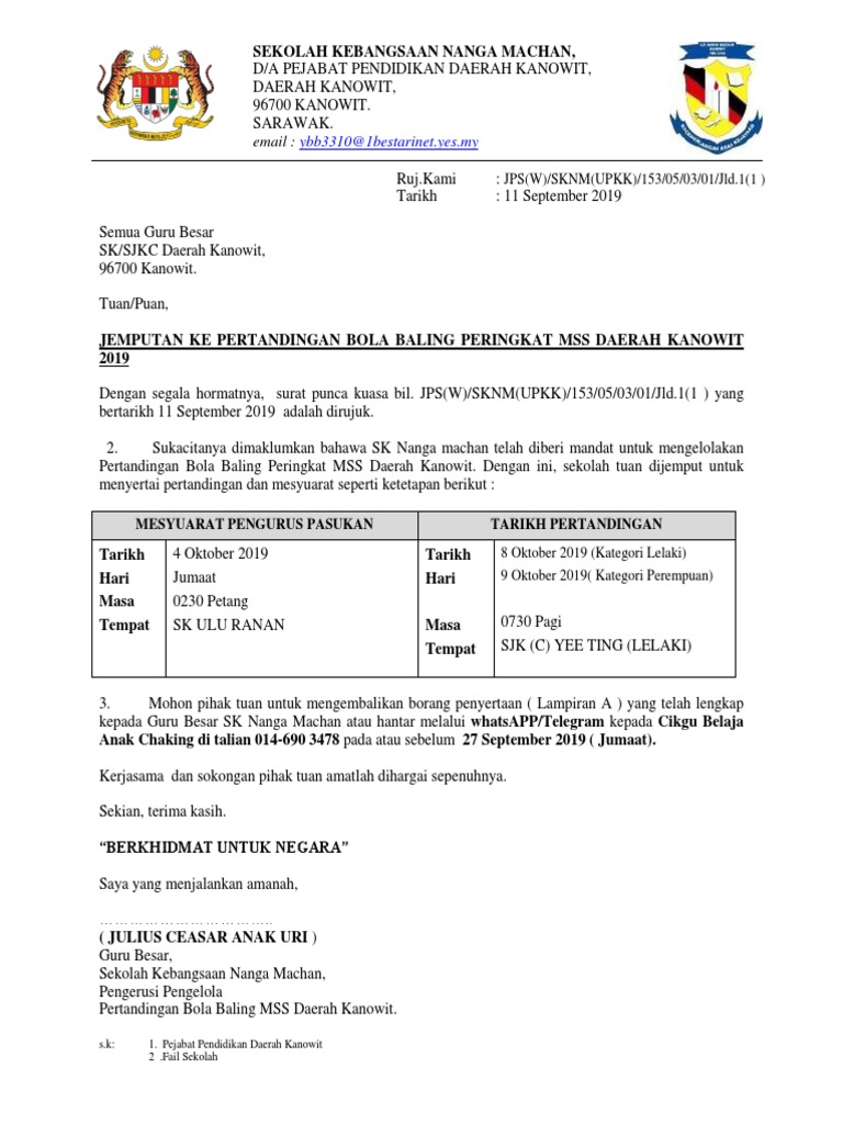 Surat Jemputan | PDF