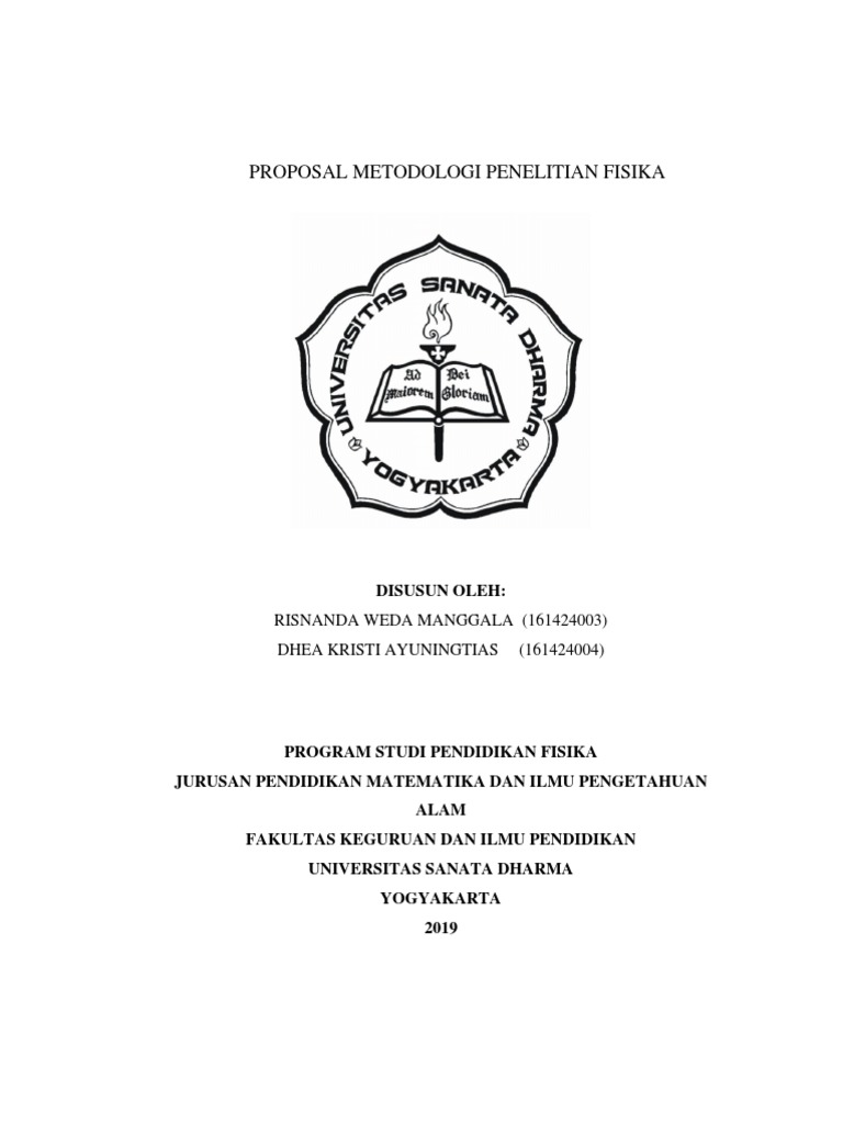 Proposal Metodologi Penelitian Fisika | PDF