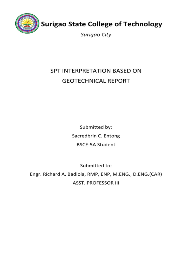 Interpreation of SPT | PDF | Geotechnical Engineering | Civil Engineering