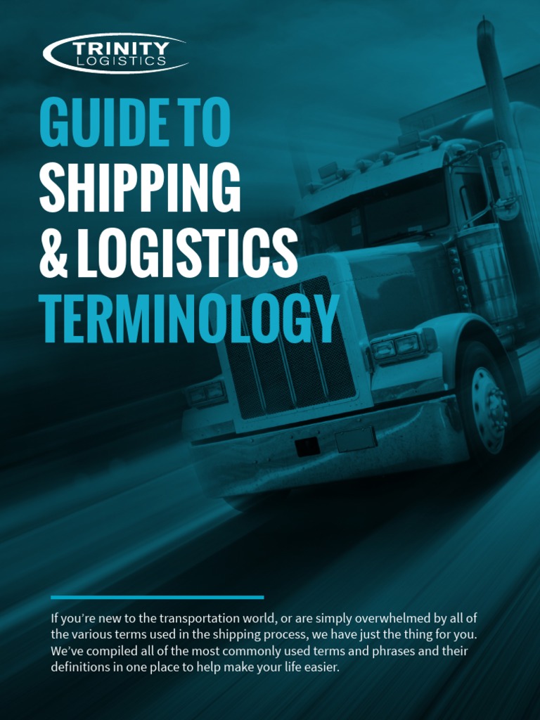 Logistics Terminology | PDF | Cargo | Service Industries