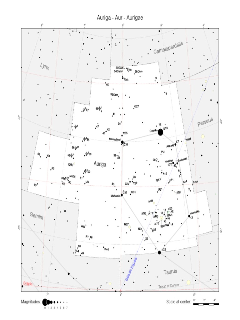 Auriga - Aur - Aurigae: Came Lopar | PDF | Stars | Stellar Astronomy