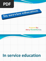 Inservice Education | PDF | Nursing | Competence (Human Resources)