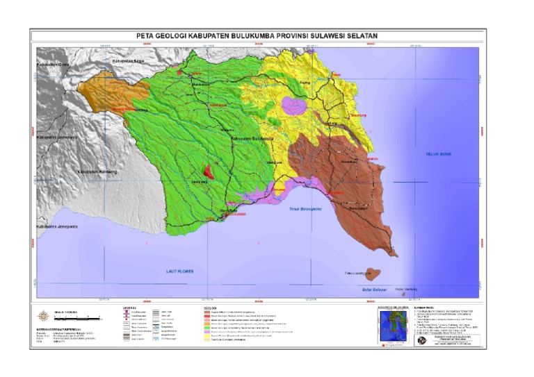 Peta Geologi Bulukumba | PDF