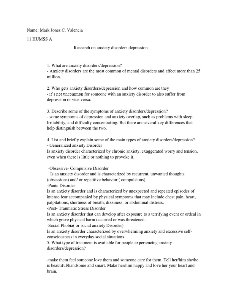 Per Dev Lesson For 1 Week | PDF | Anxiety Disorder | Anxiety