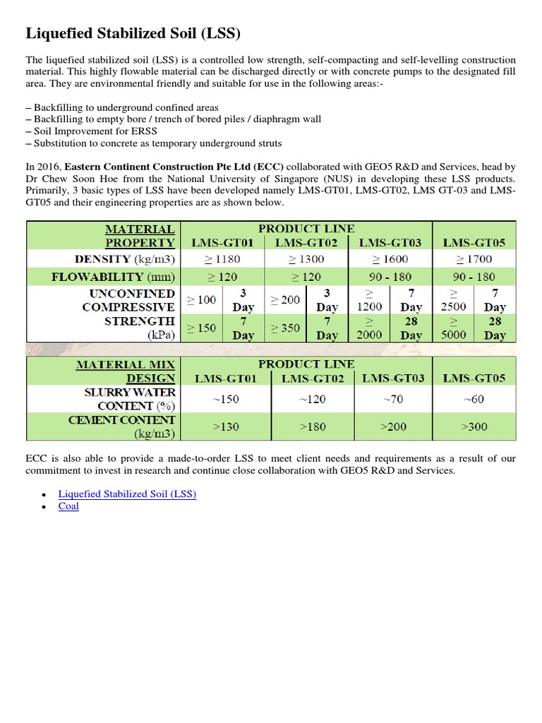 Liquefied Stabilized Soil | PDF