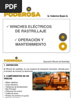 Partes y operación del winche eléctrico | PDF | Embrague | Máquinas