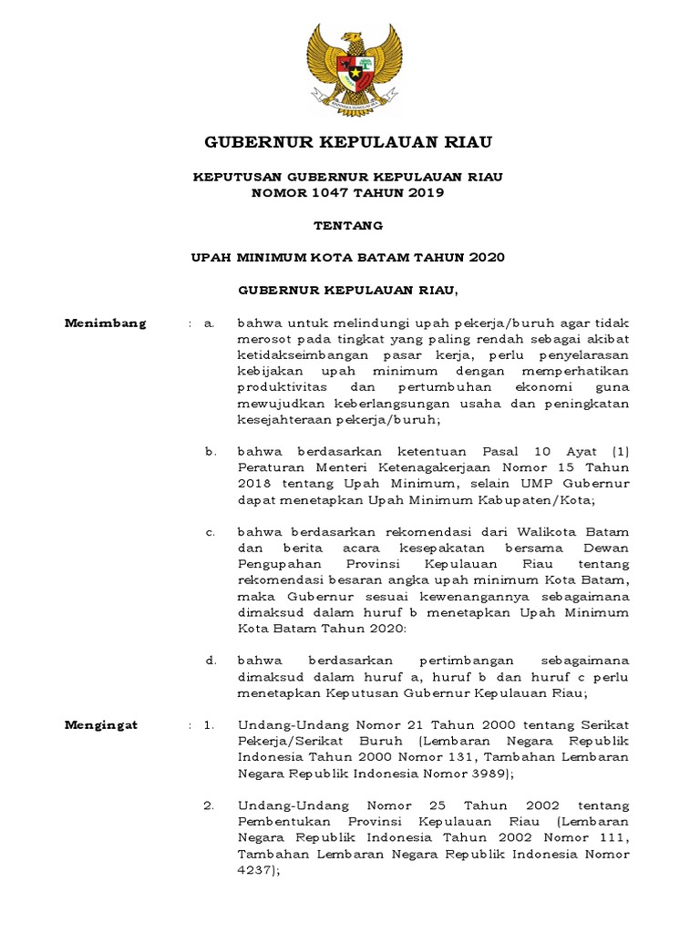 Umk Batam 2020 | PDF