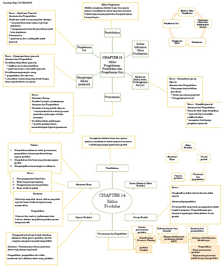 SIA Mind Map Ch. 13 Dan 14 | PDF