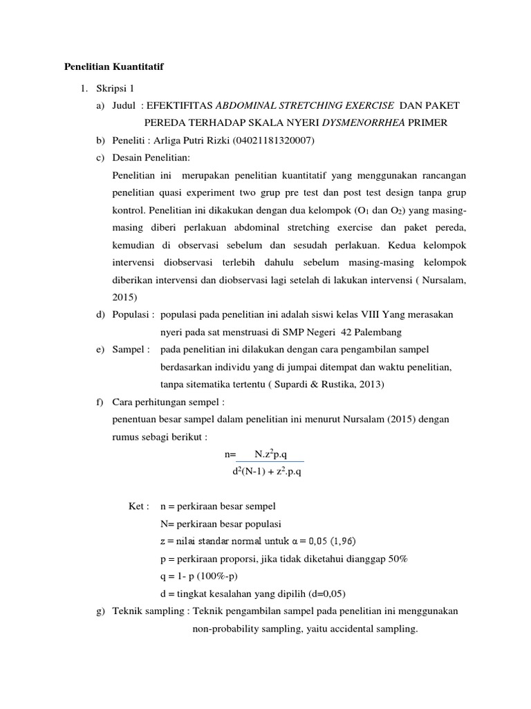 Skripsi Metopen | PDF