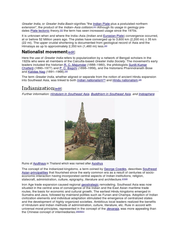 Indianization: Nationalist Movement | PDF | Southeast Asia | Asia