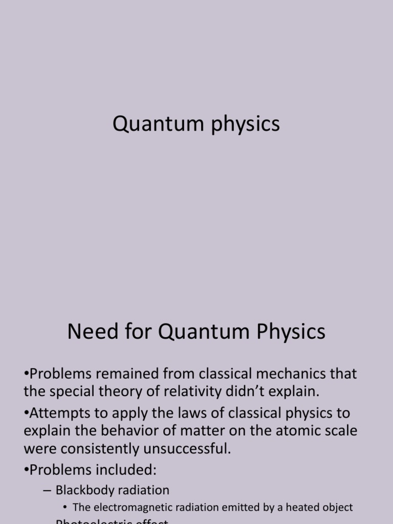 Quantum Physics Module 2 | PDF | Photoelectric Effect | Wave Function