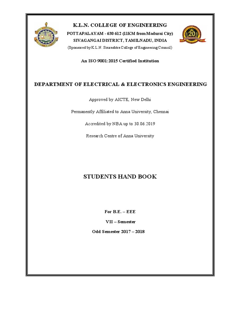 Handbook | PDF | Electric Motor | Electrical Breakdown