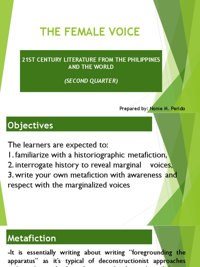 Female Voices in 21st Century Literature | PDF