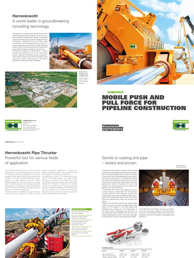Mobile Push and Pull Force For Pipeline Construction: A World Leader in ...
