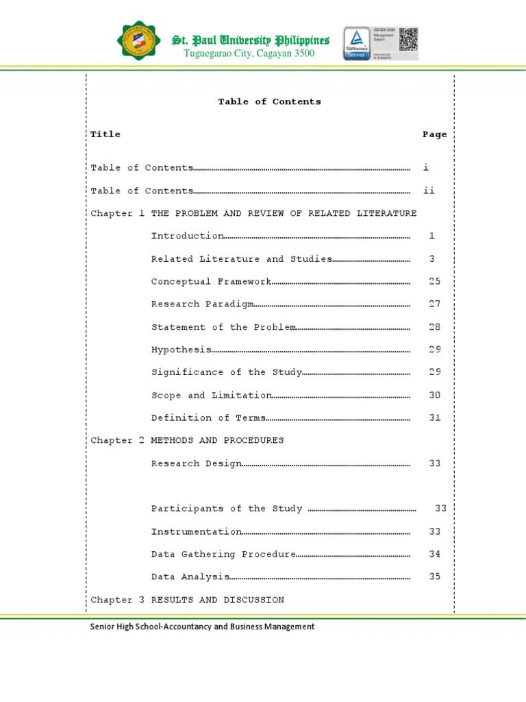 St. Paul University Philippines: Title | PDF | Corporate Social ...