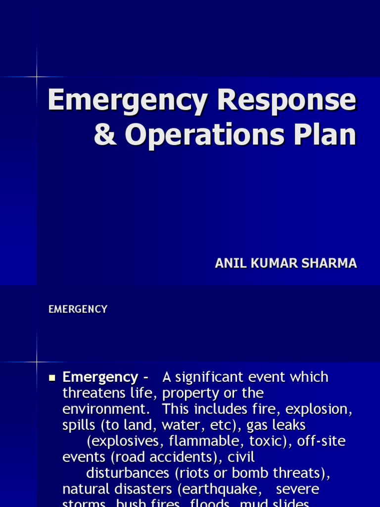 Emergency Preparedness Plan | PDF | Emergency | Emergency Management
