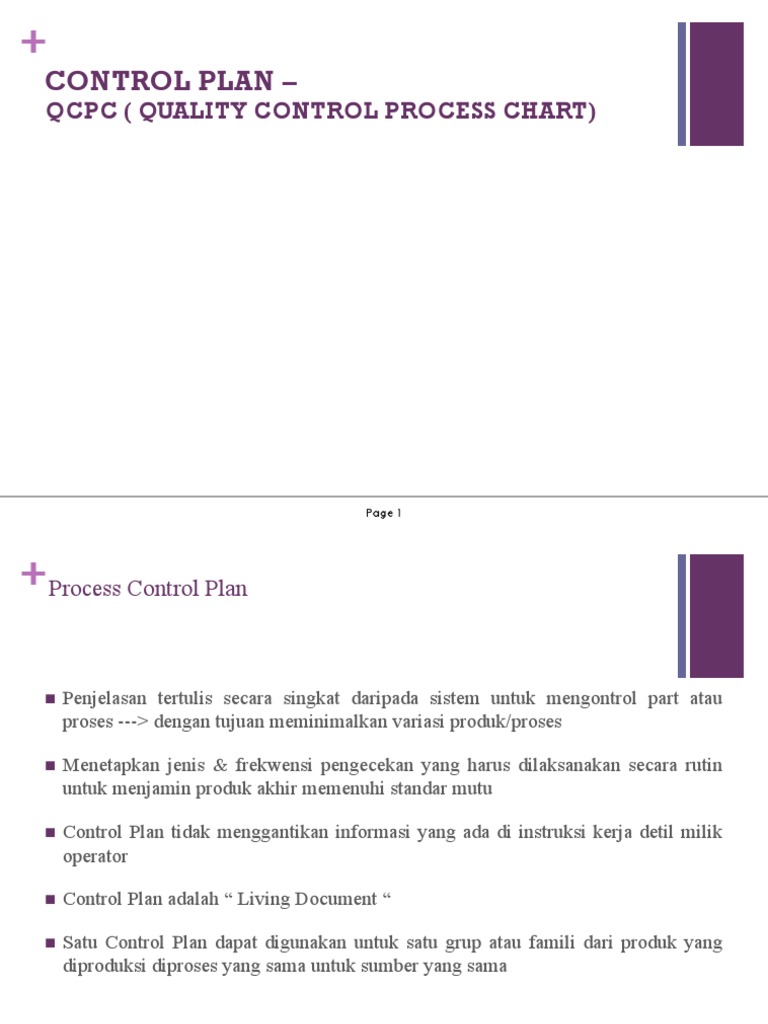 Rencana Kontrol Proses QCPC | PDF