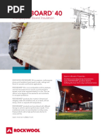 Rockwool Data Sheet | PDF | Wall | Roof